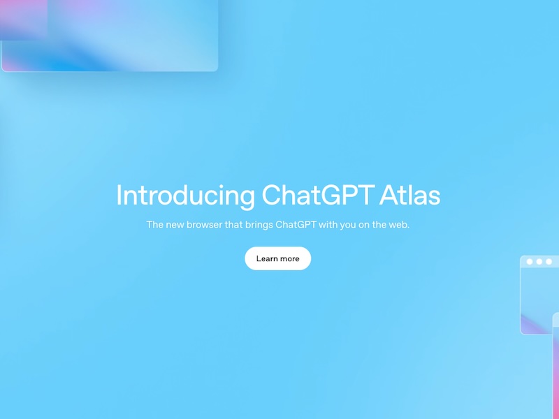ChatGPT Atlas Browser Debut: OpenAI Challenges Chrome with 800M User ...