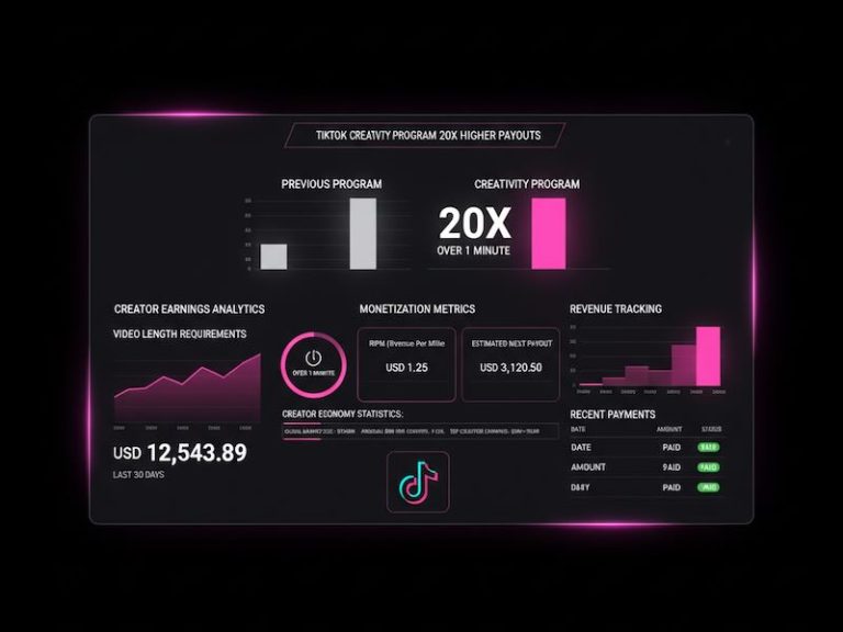 TikTok Creativity Program: 20x Payouts vs the Creator Fund